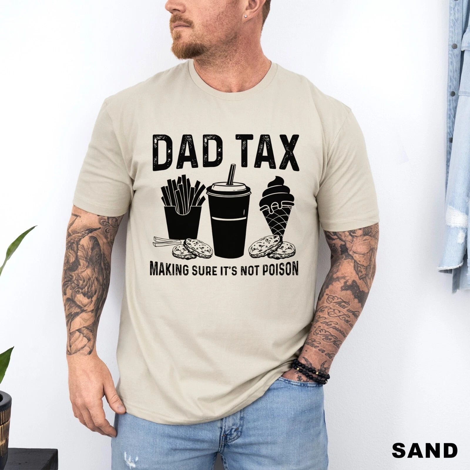 Dad Tax Shirt, Funny Dad Shirt, Father's Day Shirt - Walmart.com