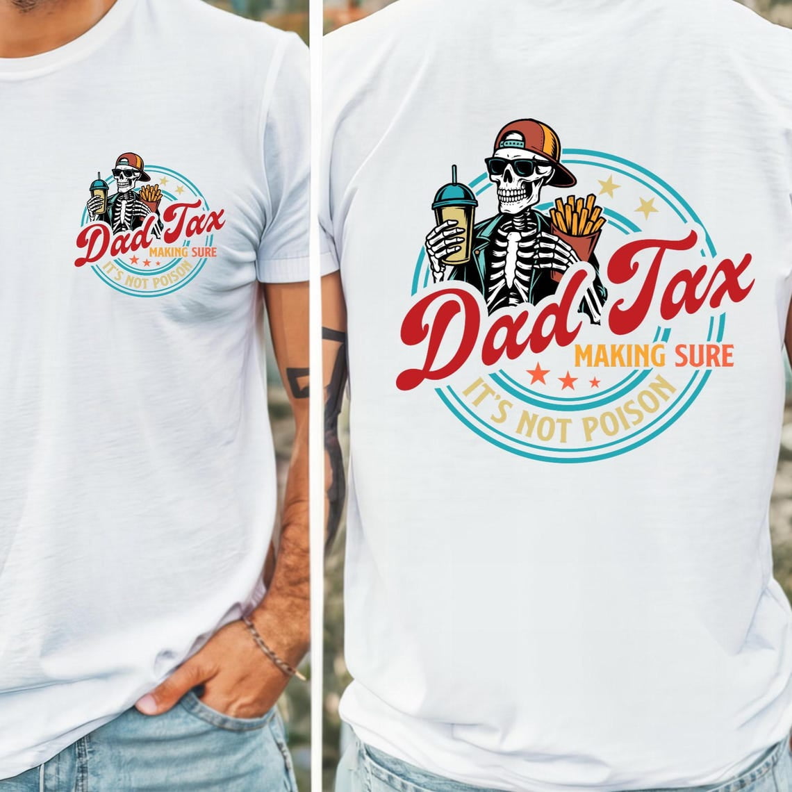 Dad Tax T-Shirt: Dad Jokes Gift Tshirt All Size S-5XL - Walmart.com