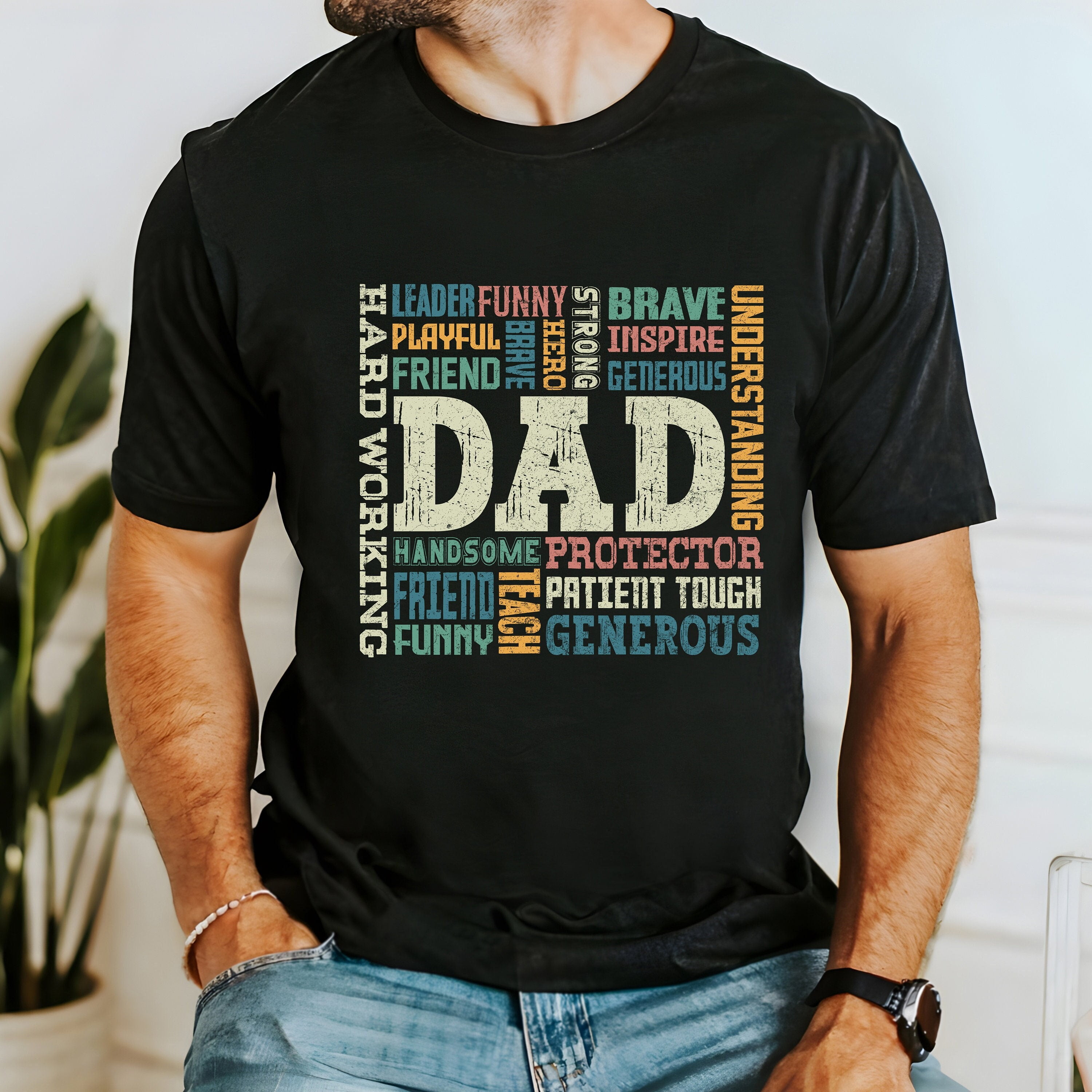 Dad Tee – Best Dad Ever Father's Day Gift Design Dad Life Shirt for Men ...