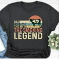 Dad The Man The Myth The Smoking Legend Shirt, Dad Shirt, BBQ Shirt ...