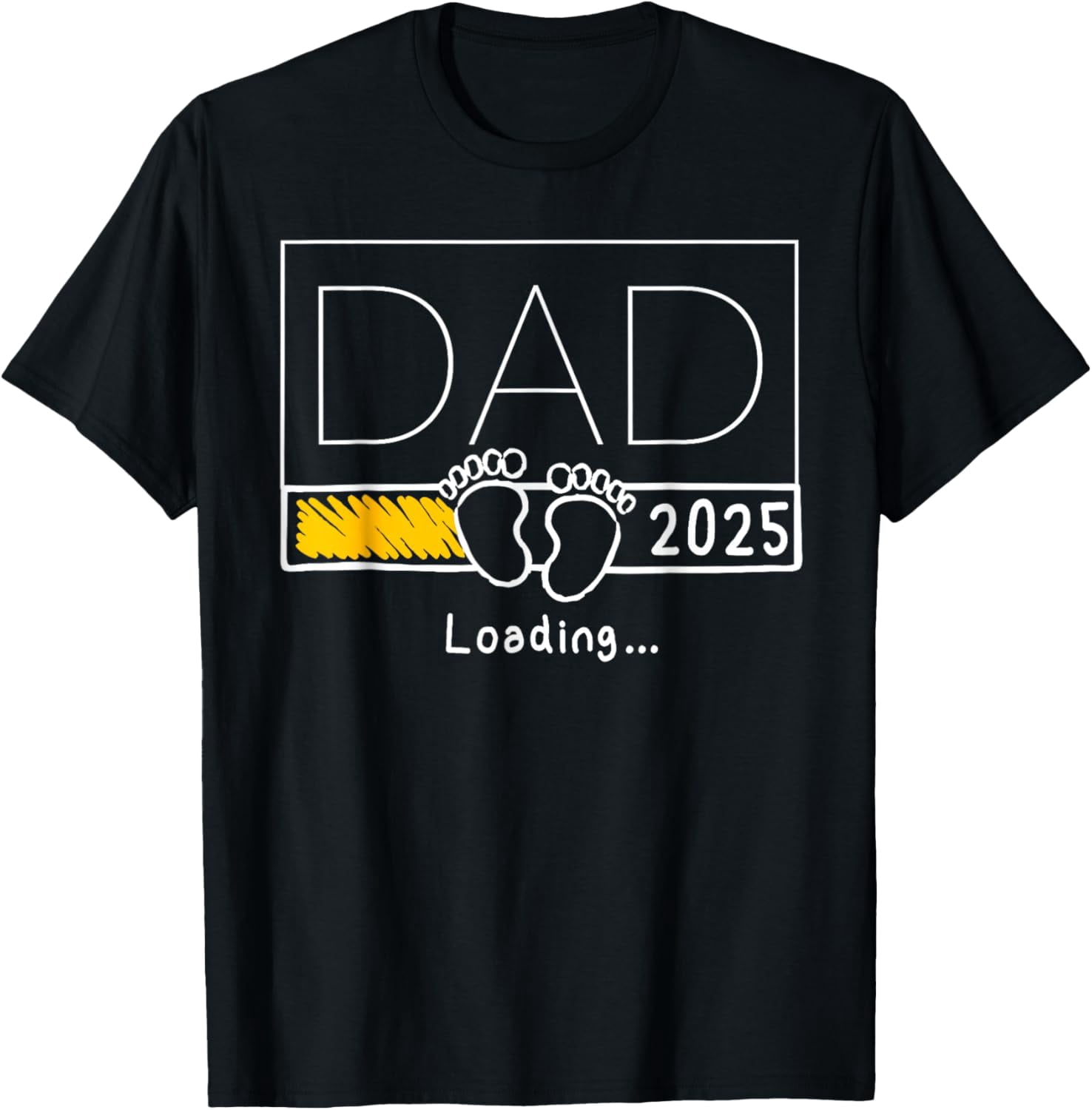 Dad To Be 2025 Dad est 2025 Daddy To Be Promoted to Daddy T-Shirt ...
