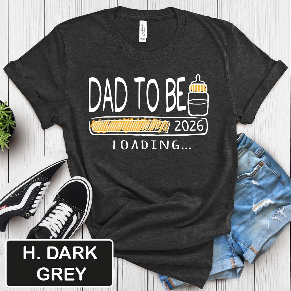 Dad To Be 2026 Shirt Promoted to Daddy Tee New Father Gift Pregnancy ...