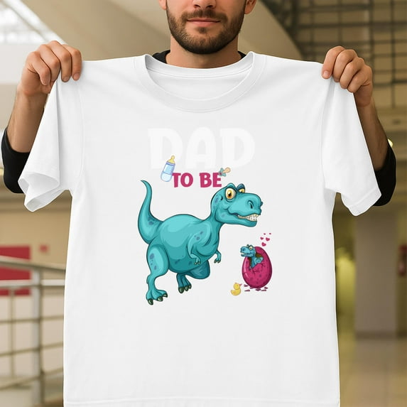 Dad To Be Daddysaurus Dinosaur Theme Funny Expecting, Father Gift ...