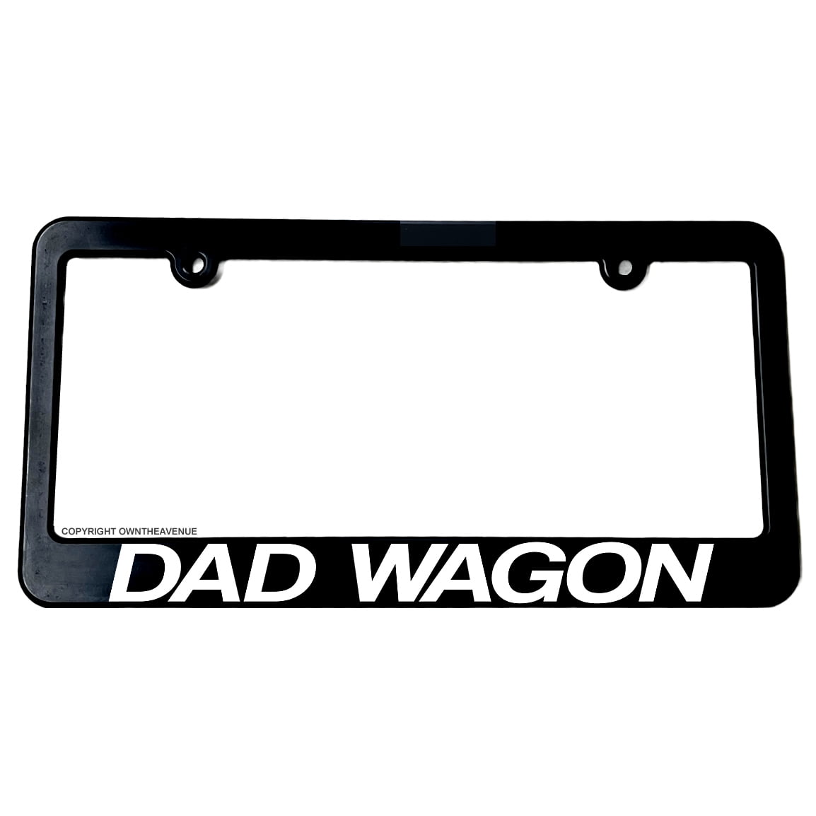 Dad Wagon Funny Joke Prank License Plate Frame - Model V01 - Walmart.com