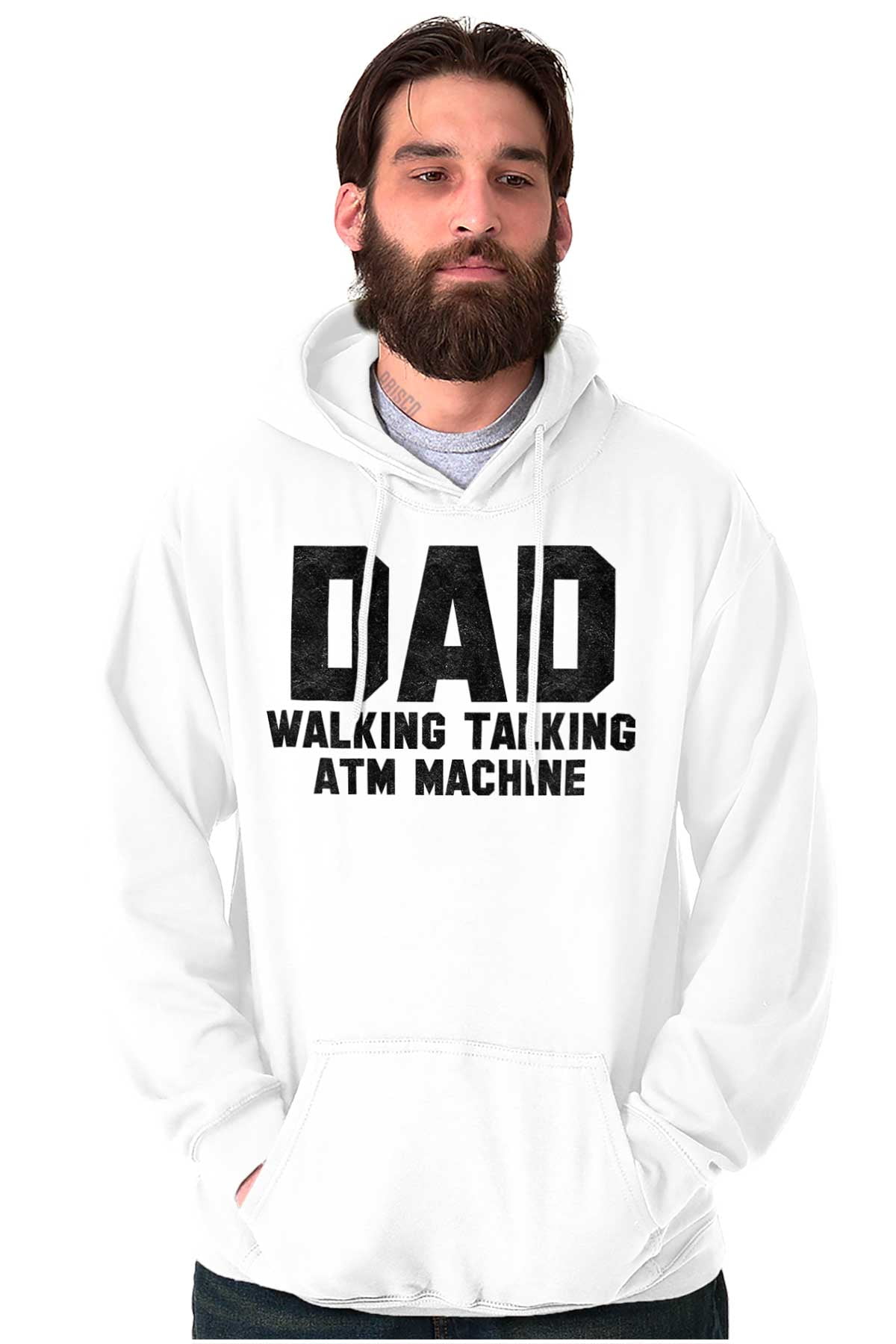 Dad Walking Talking ATM Machine Funny Men's Big & Tall Graphic Hoodie ...