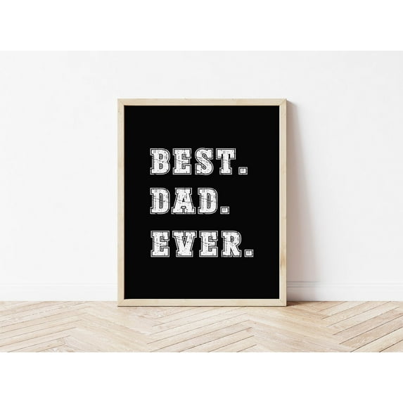 Dad Wall Art Aesthetic Room Decor Him Man Cave Poster, Unframed Poster ...