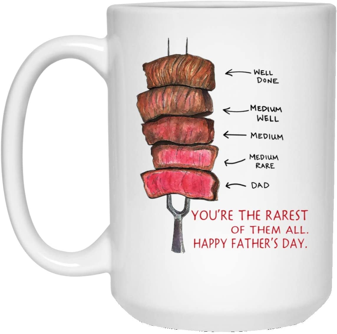 Dad You're The Rarest Of Them All Happy Father's Day Coffee Mug Ceramic ...