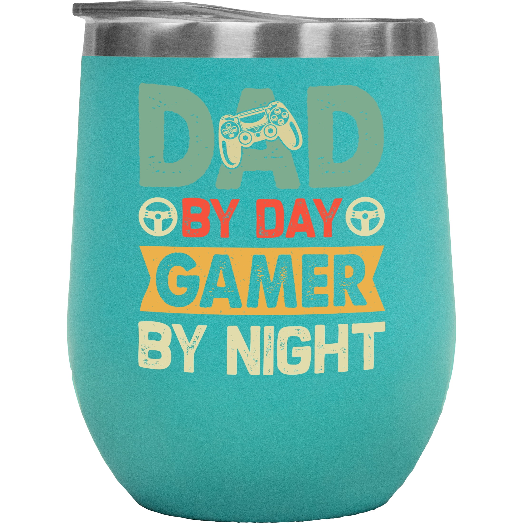 Dad by Day, Gamer by Night feat. a Game Controller, Father's Day, Mint ...