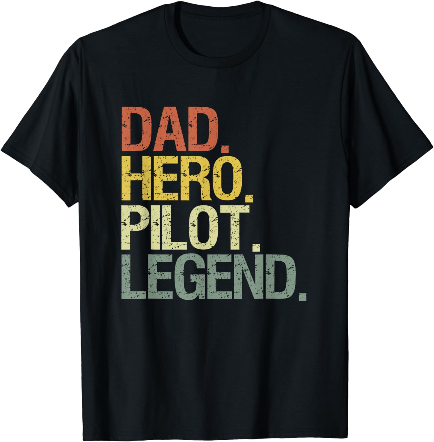 Dad hero pilot legend pilot dad T-Shirt - Walmart.com