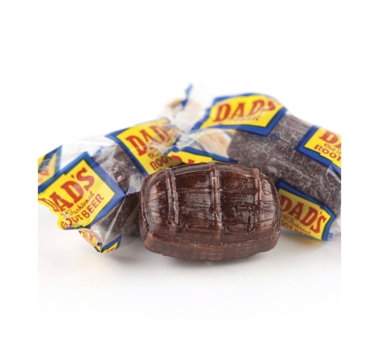 Mother Bears Candy Dad's Old Fashioned Root Beer Barrels 1 lb Individually Wrapped Classic Soda ...