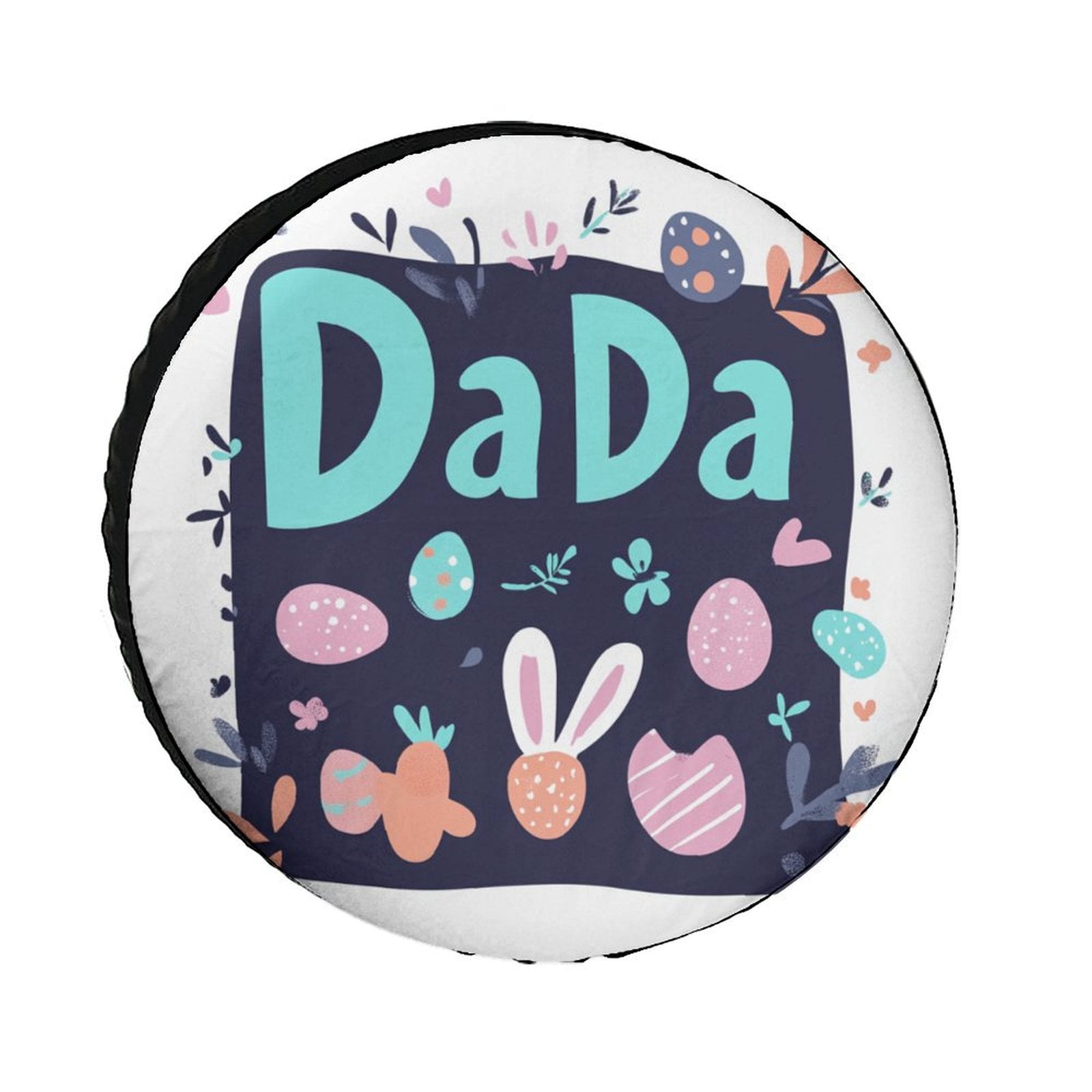 Dada Bunny Easter Spare Tire Cover Easter Decorations Wheel Tire Covers ...