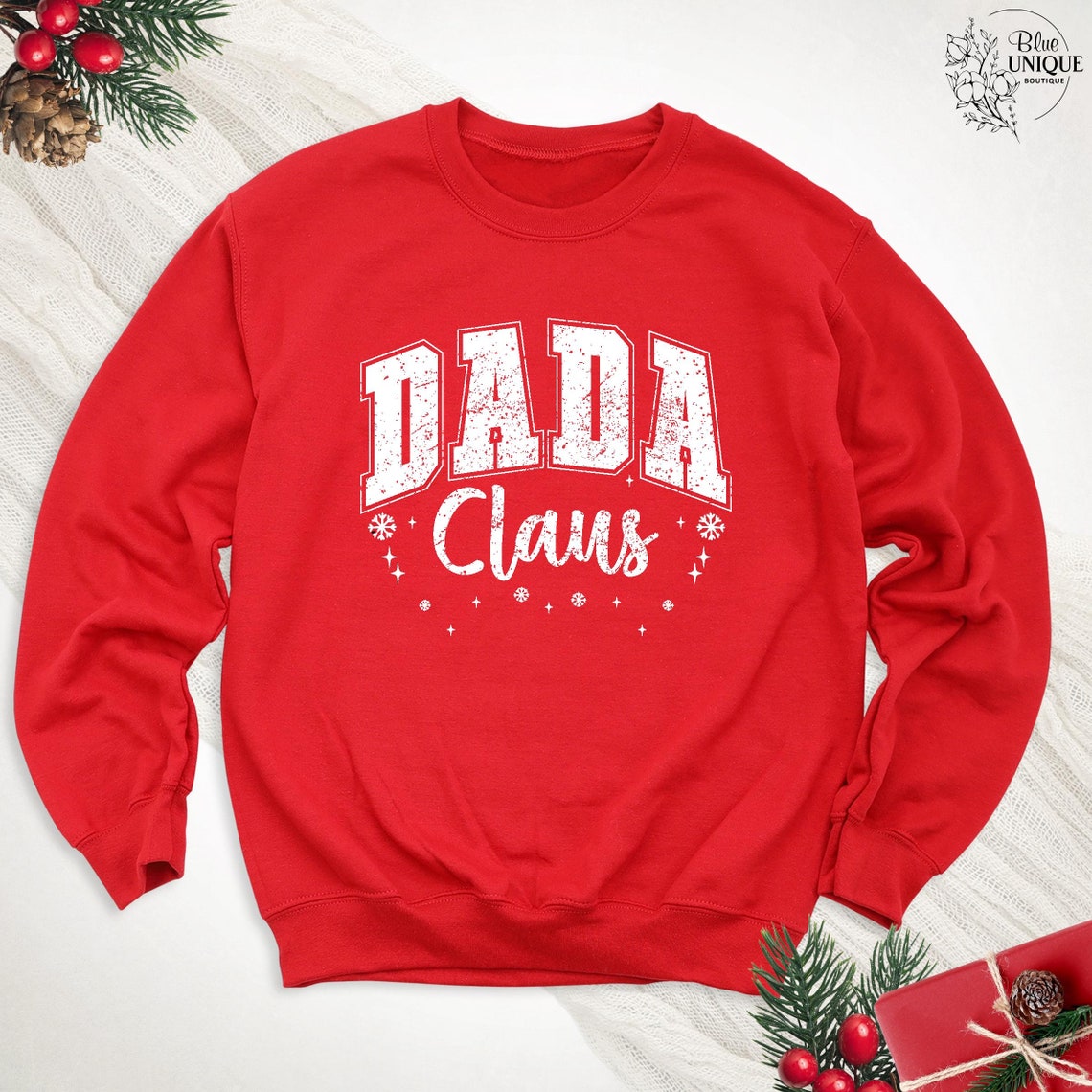 Dada Claus Winter Occasion Sweatshirt, Dad Winter Occasion Hoodie ...