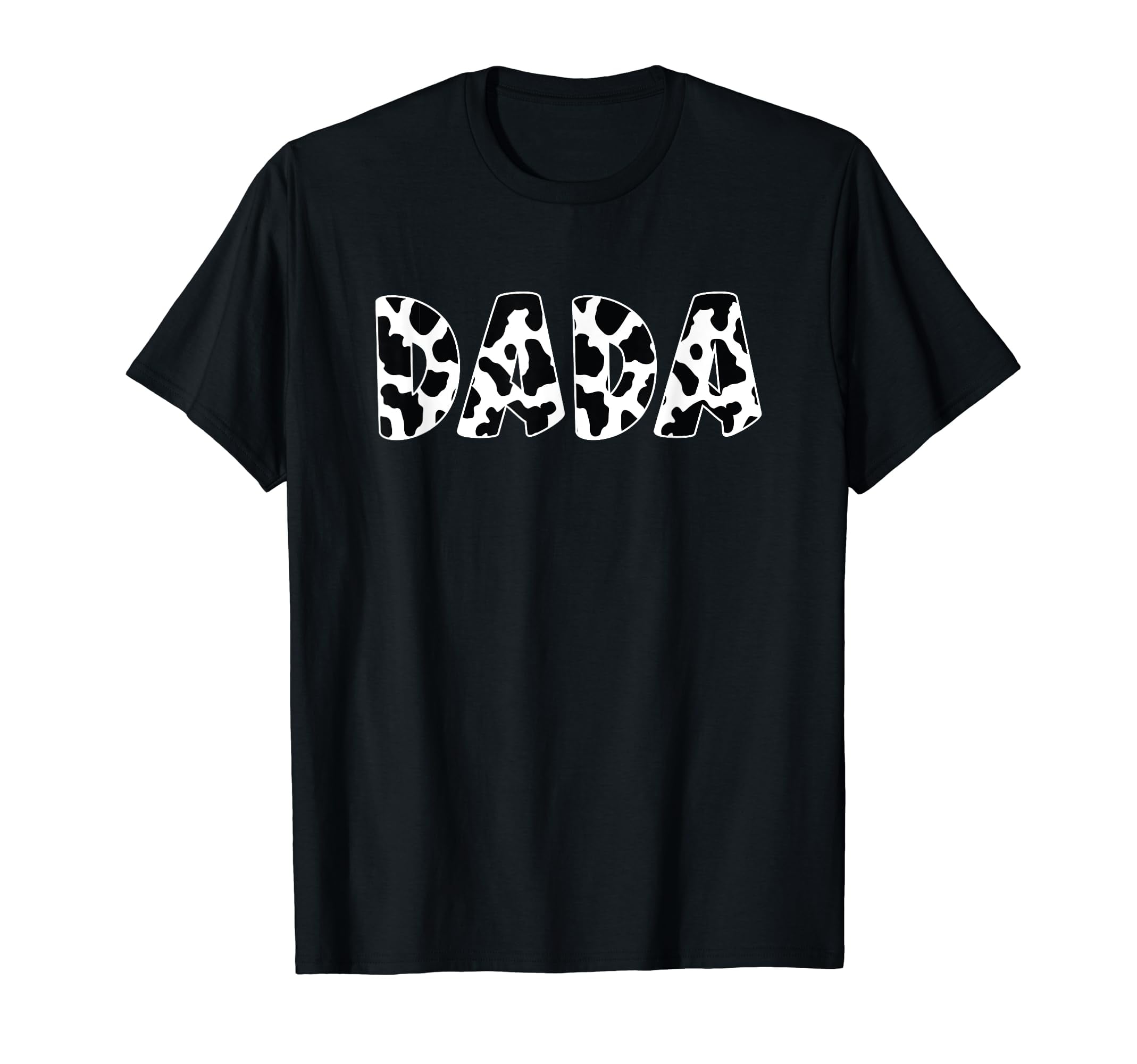 Dada Cow Print Cow Pattern Father's Day T-Shirt - Walmart.com