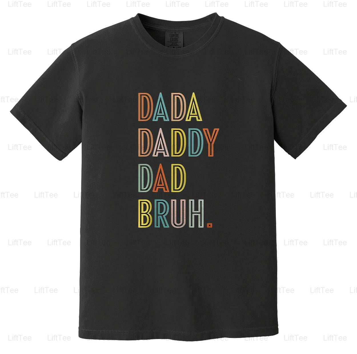 Dada Daddy Dad Bruh Colorful Father's Day Funny Family Humor Millennial ...