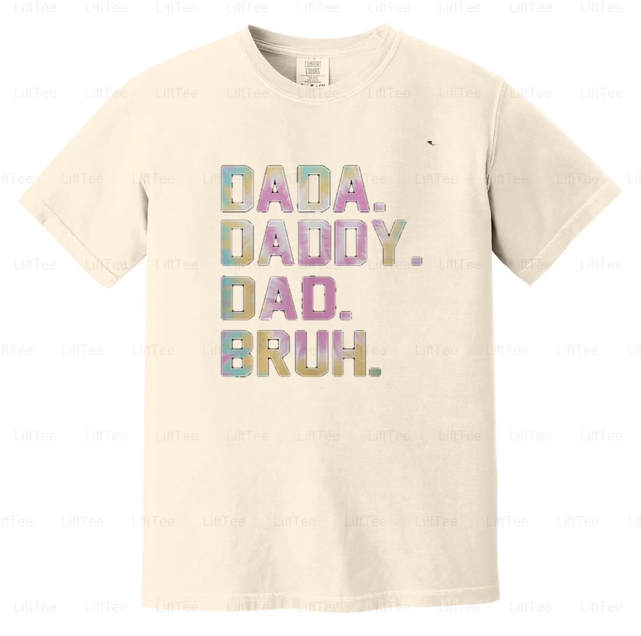 Dada Daddy Dad Bruh Tie Dye Jokes Funny Father's Day Family Humor ...