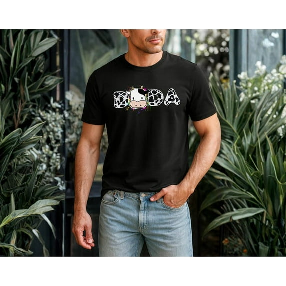 Dada Farm Animal 1st Birthday Shirt, Cow Print Birthday Family Outfit ...