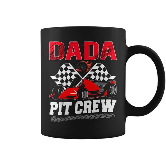 Dada Pit Crew Racing Family Race Car Birthday Boy Coffee Mug - Walmart.com