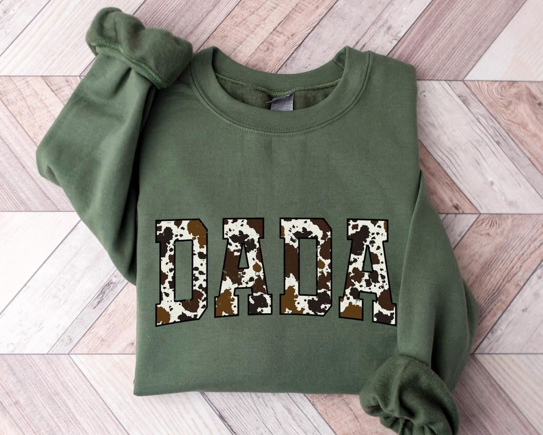 Dada Sweatshirt, Buffalo Plaid Dada Sweatshirt, Cow Pattern Mama Hoodie ...