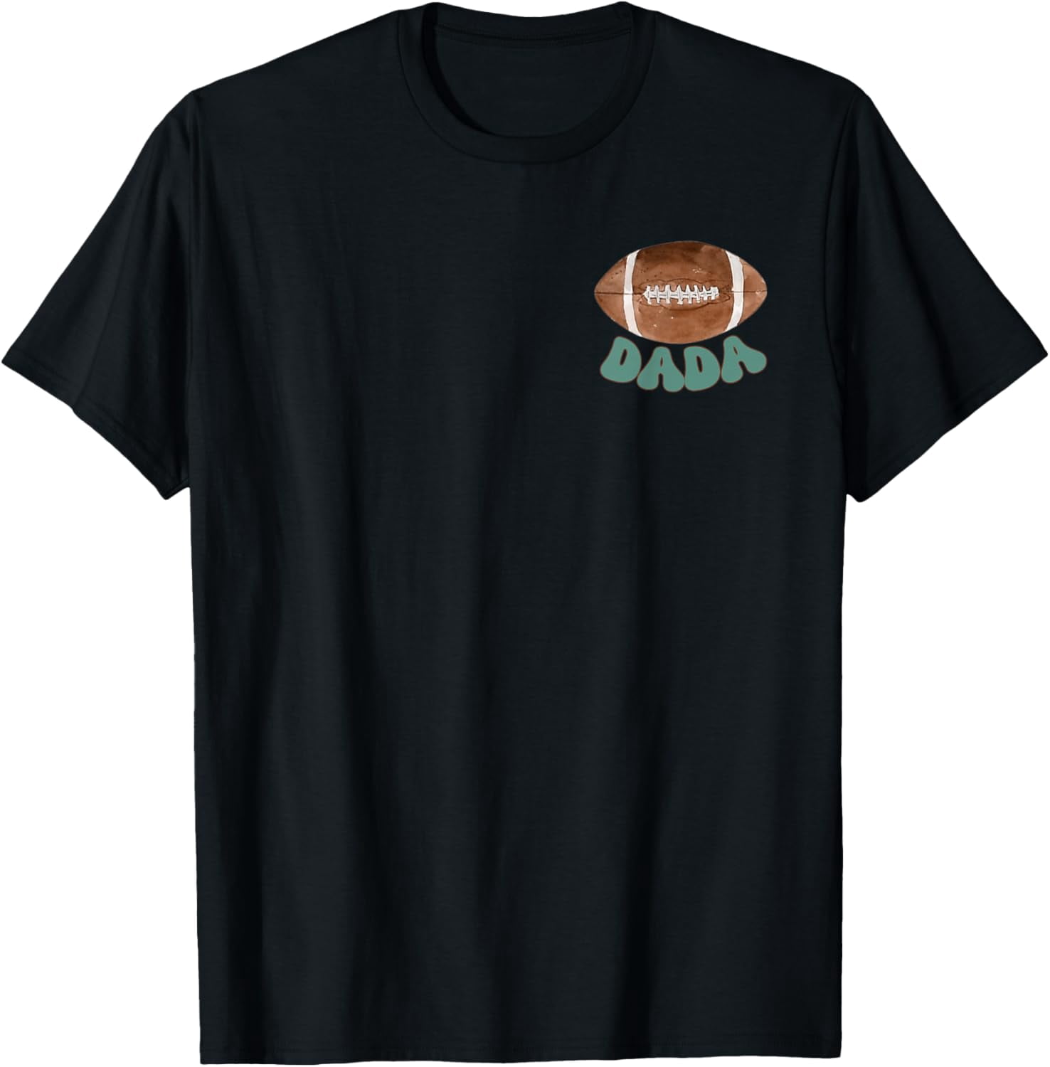 Dada of The 1 Year Old Football Birthday Family Matching Mens T-Shirt ...