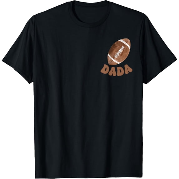 Dada of The 1 Year Old Football First Birthday Family Mens T-Shirt ...