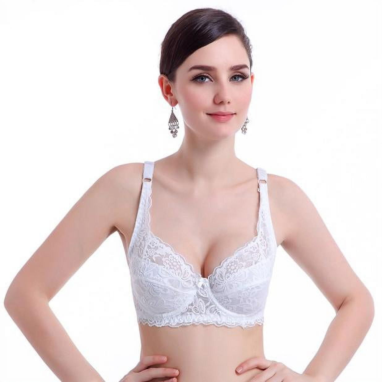 Dadaria Bras For Women Push Up Deep V Ultrathin Underwire Padded Lace
