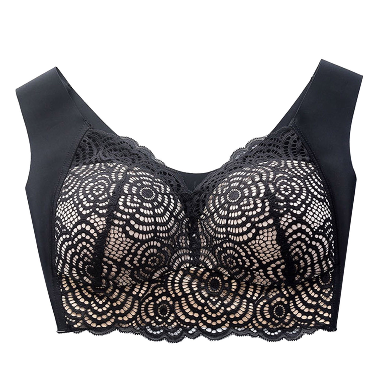 Dadaria Lace Bralettes for Women with Support Racerback Plus Size ...