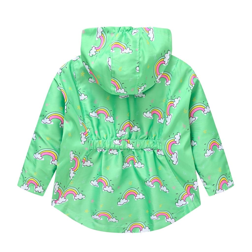Dadaria Toddler Jacket 100-140 Child's Hooded Windbreaker Zipper Shirt ...