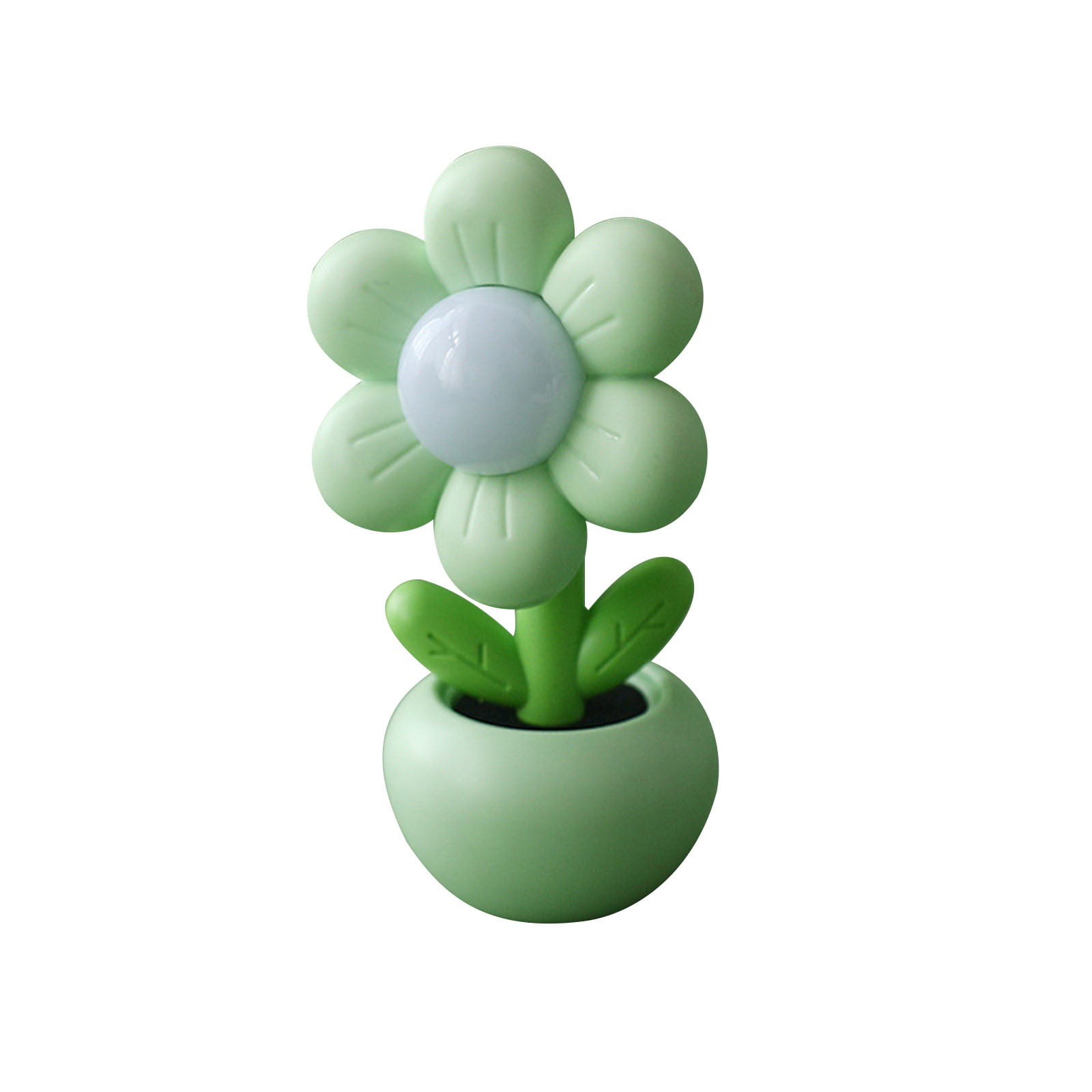 Dadatutu 4" Cartoon Flower Night Light Battery Operated, Mini Bedside ...