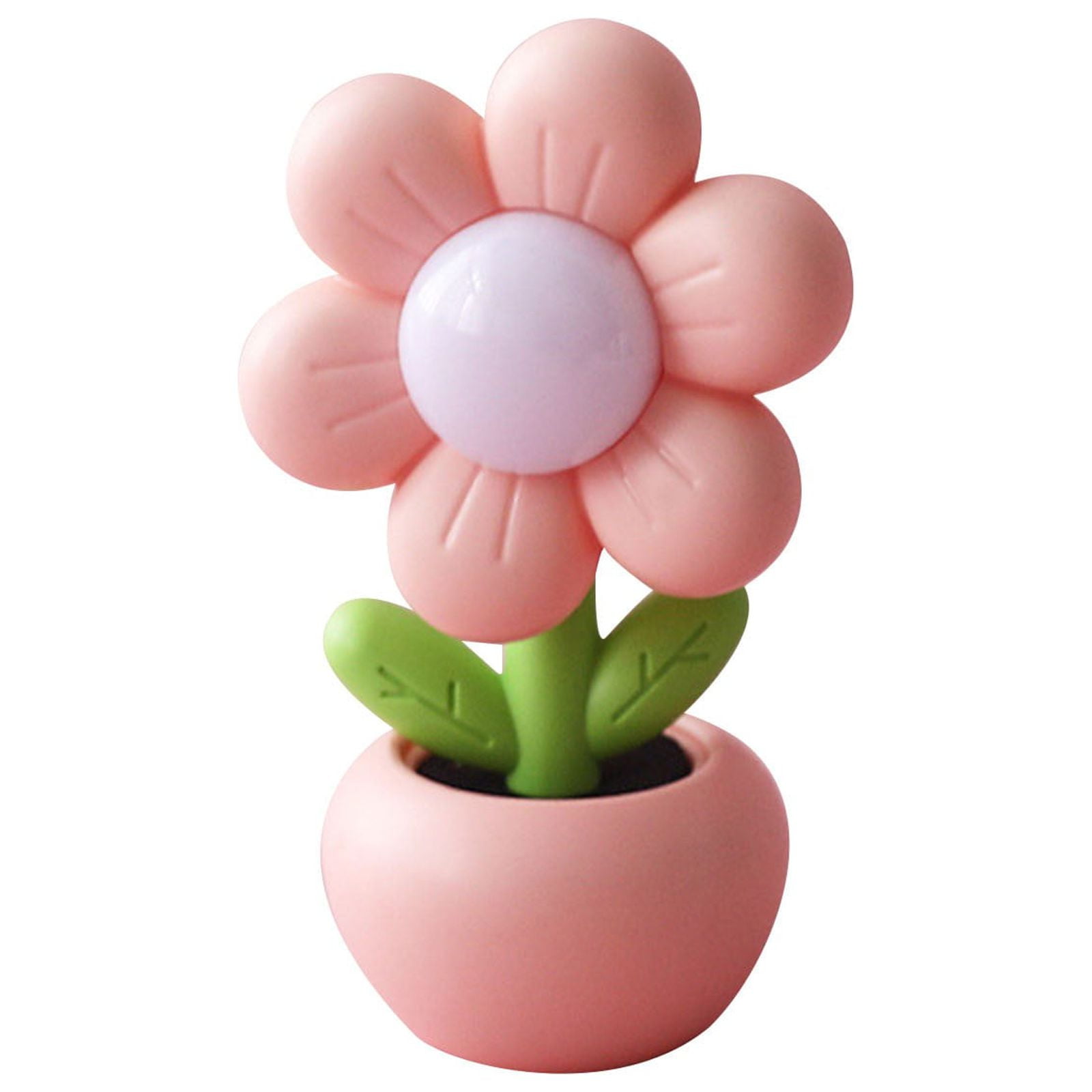 Dadatutu 4" Cartoon Flower Night Light Battery Operated, Mini Bedside ...