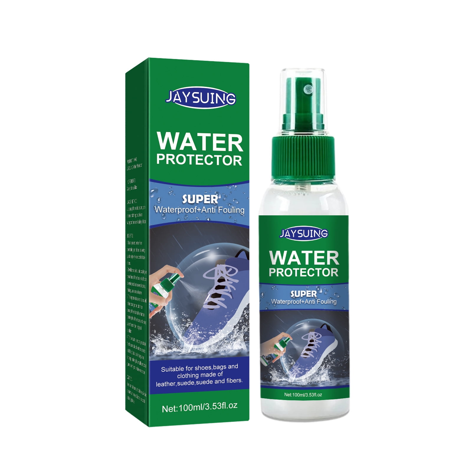 Dadatutu Shoe Protection Spray, Suede and Nubuck Protector, Water ...