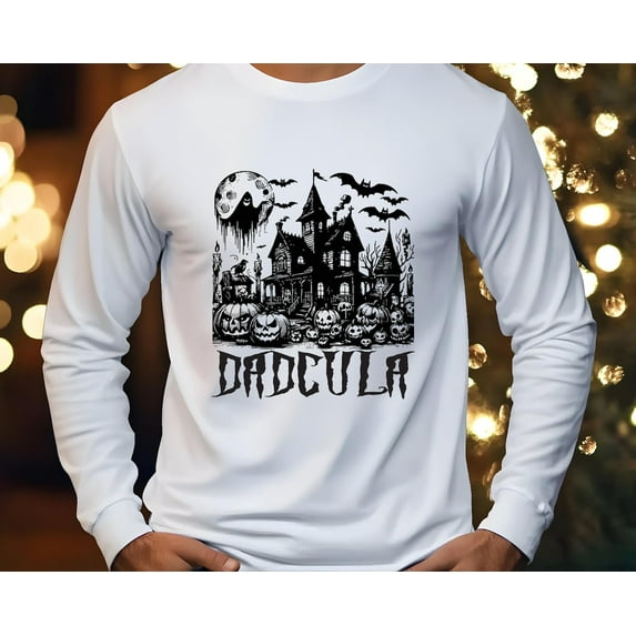 Dadcula Sweatshirt, Dad Sweatshirt, Spooky Party Dad, Scary Party ...