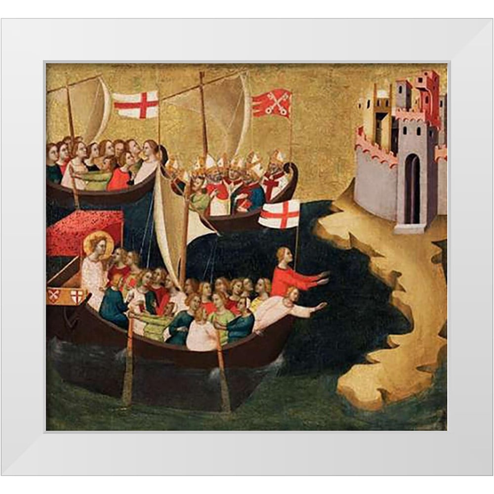 Daddi, Bernardo 13x12 White Modern Wood Framed Museum Art Print Titled ...