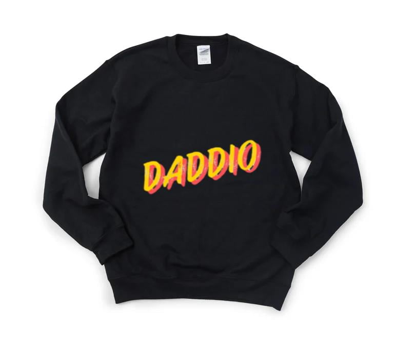 Daddio Funny Fathers Day Celebration Gift Love Papa Cool Sweatshirt ...
