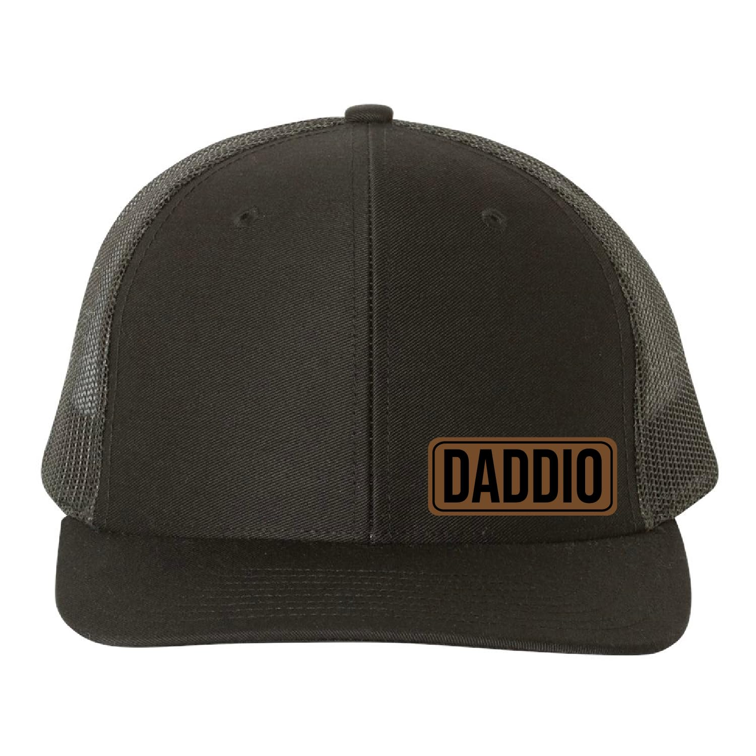 Daddio Vegan Leather Patch Cap, Richardson 112, Richardson Hat, Dad Hat ...