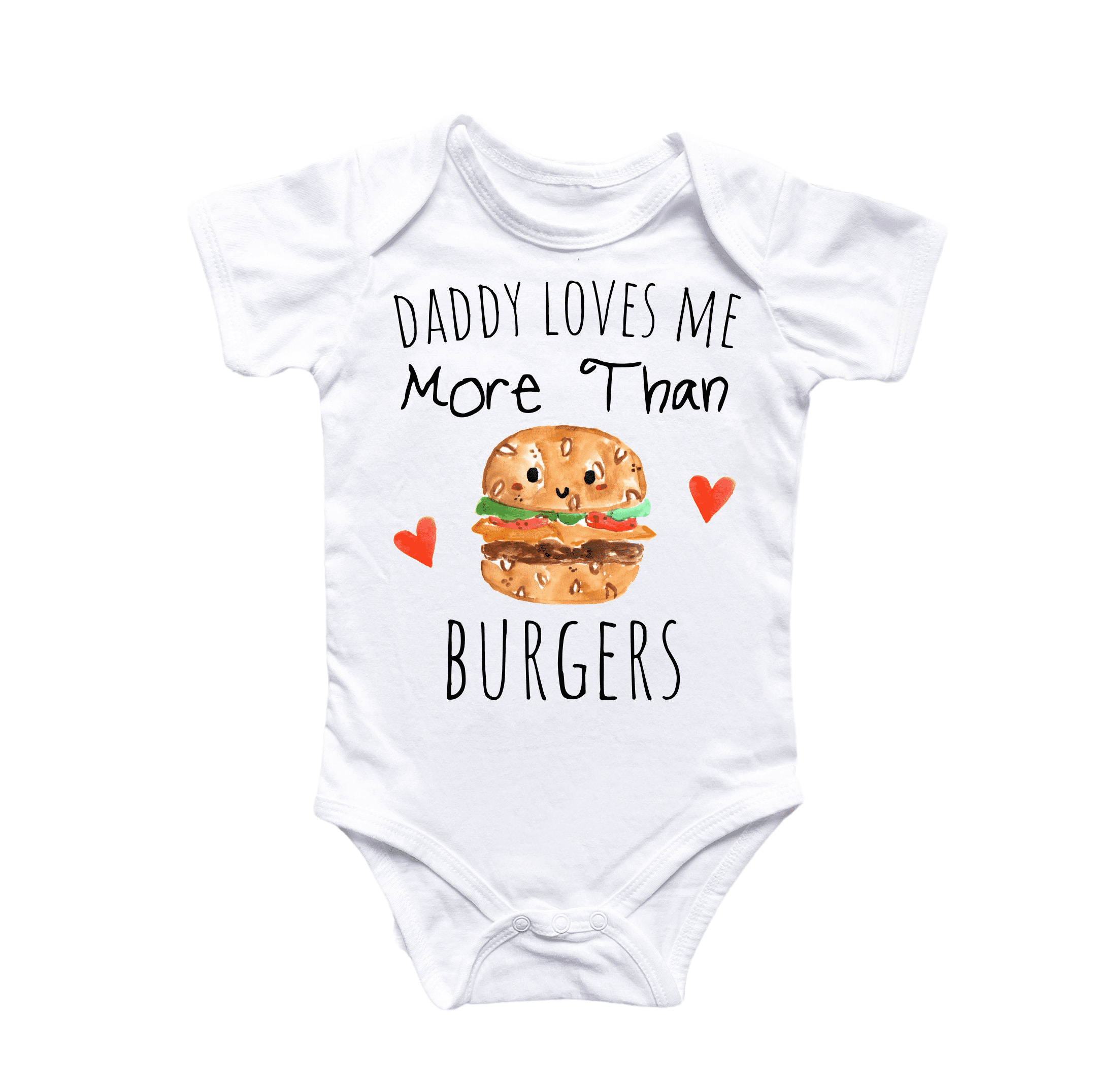 Daddy Bbq Burger - Baby Boy Girl Clothes Infant Bodysuit Funny Cute Newborn - Walmart.com