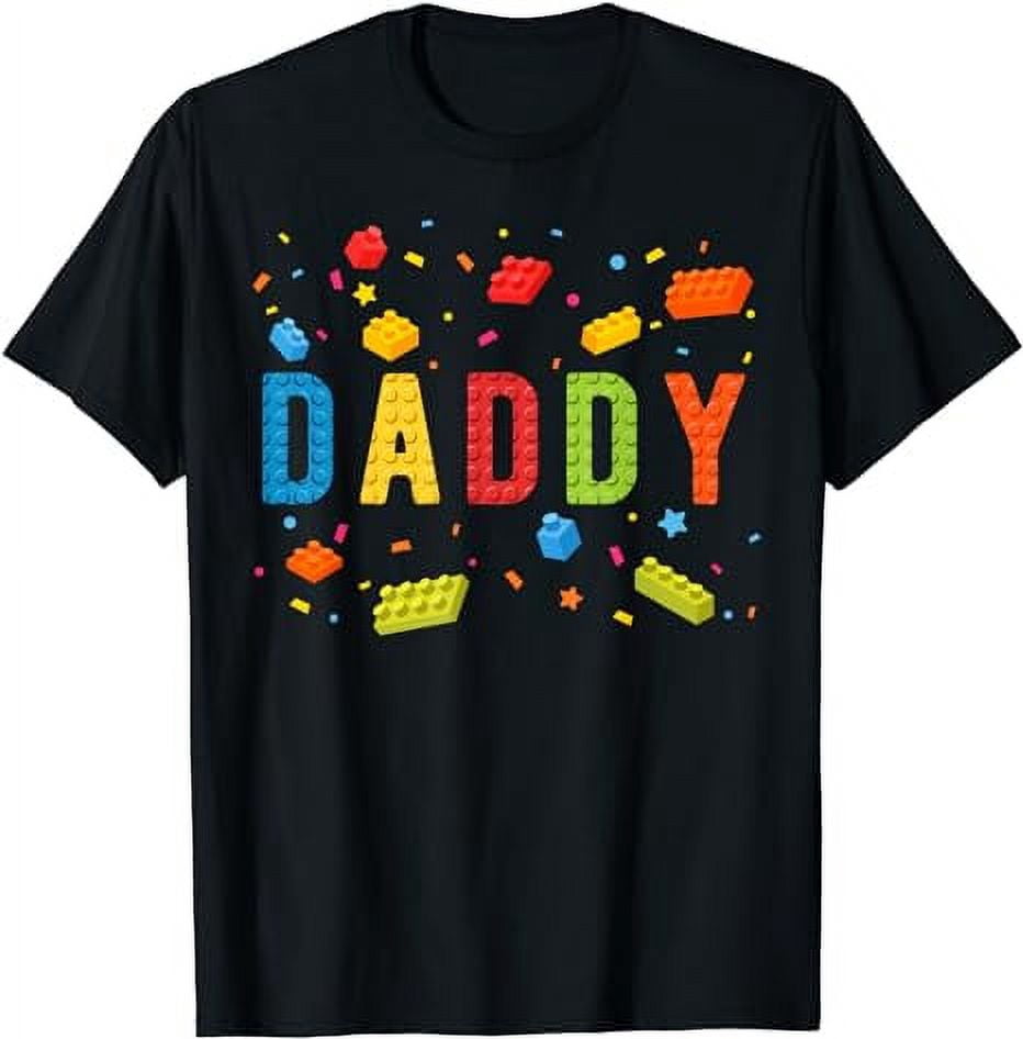 Daddy Building Blocks Birthday Boy T-Shirt - Walmart.com