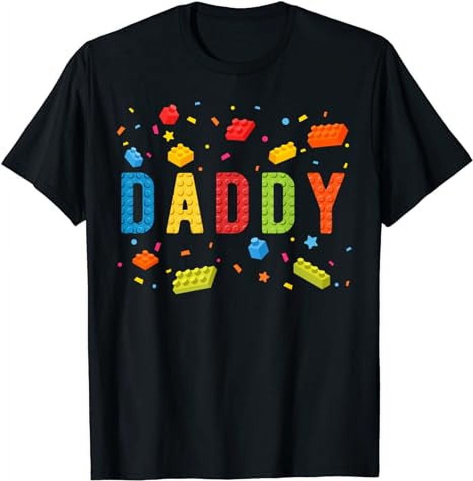 Daddy Building Blocks Birthday Boy T-Shirt - Walmart.com
