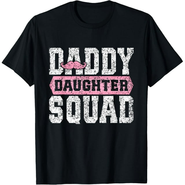 Daddy Daughter Squad Matching Dad Daughters Father Daughter T-Shirt ...