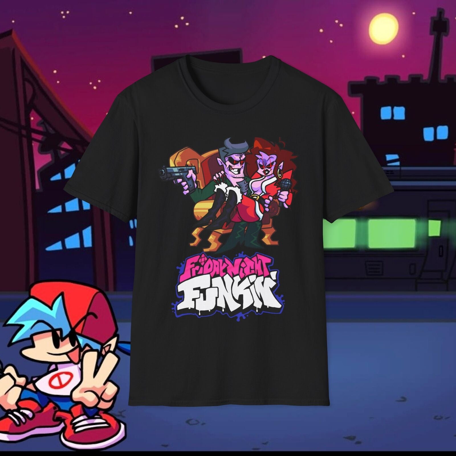 Daddy Dearest Mommy Mearest Fnf Friday Night Funkin Unisex Softstyle T ...