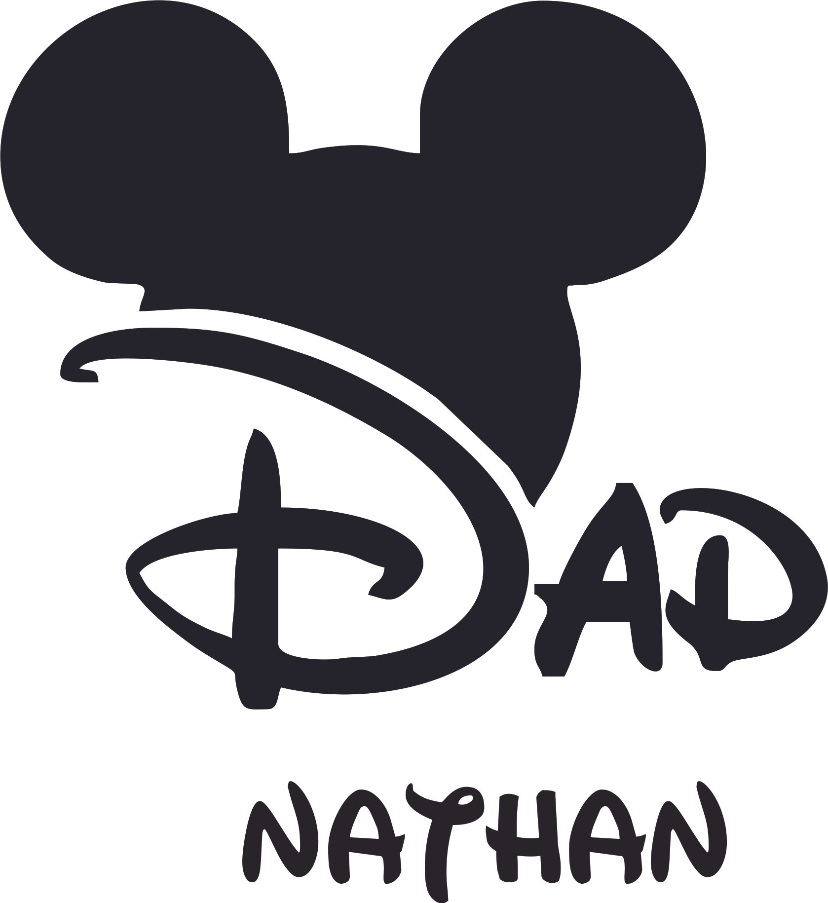 The Daddy Design Customized Wall Art Vinyl Decal - Custom Vinyl Wall ...