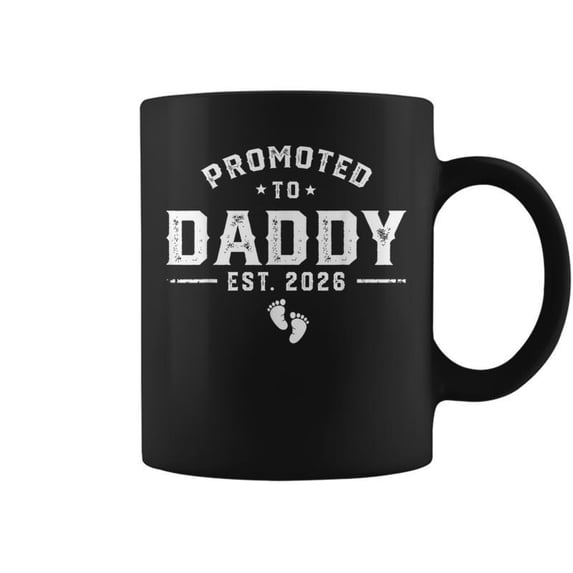 Daddy Est 2026 Daddy To Be New Dad 2026 Coffee Mugs - Walmart.com