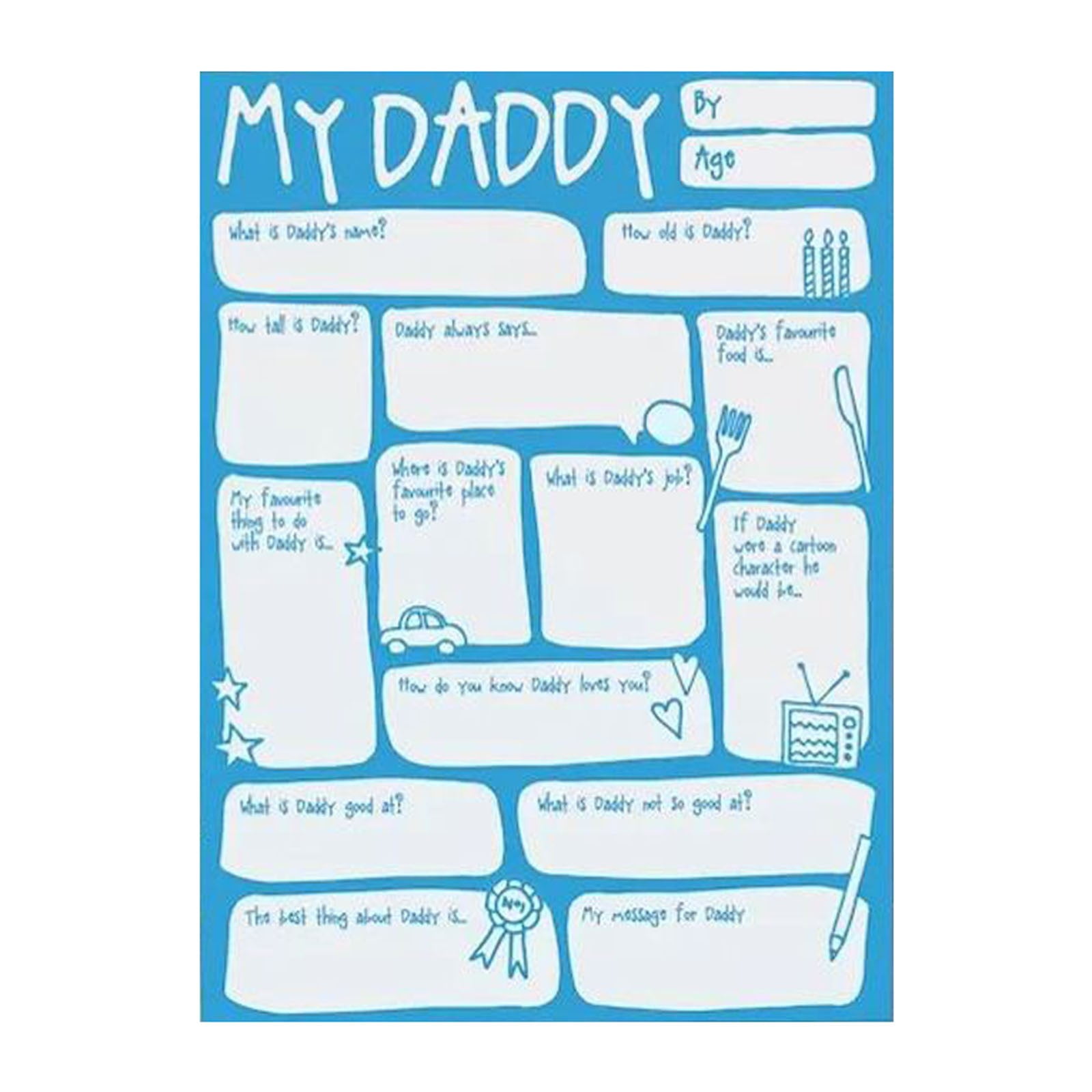 Daddy Fathers Day Cards, Funny Diy Fathers Day Card from Son Daughter ...
