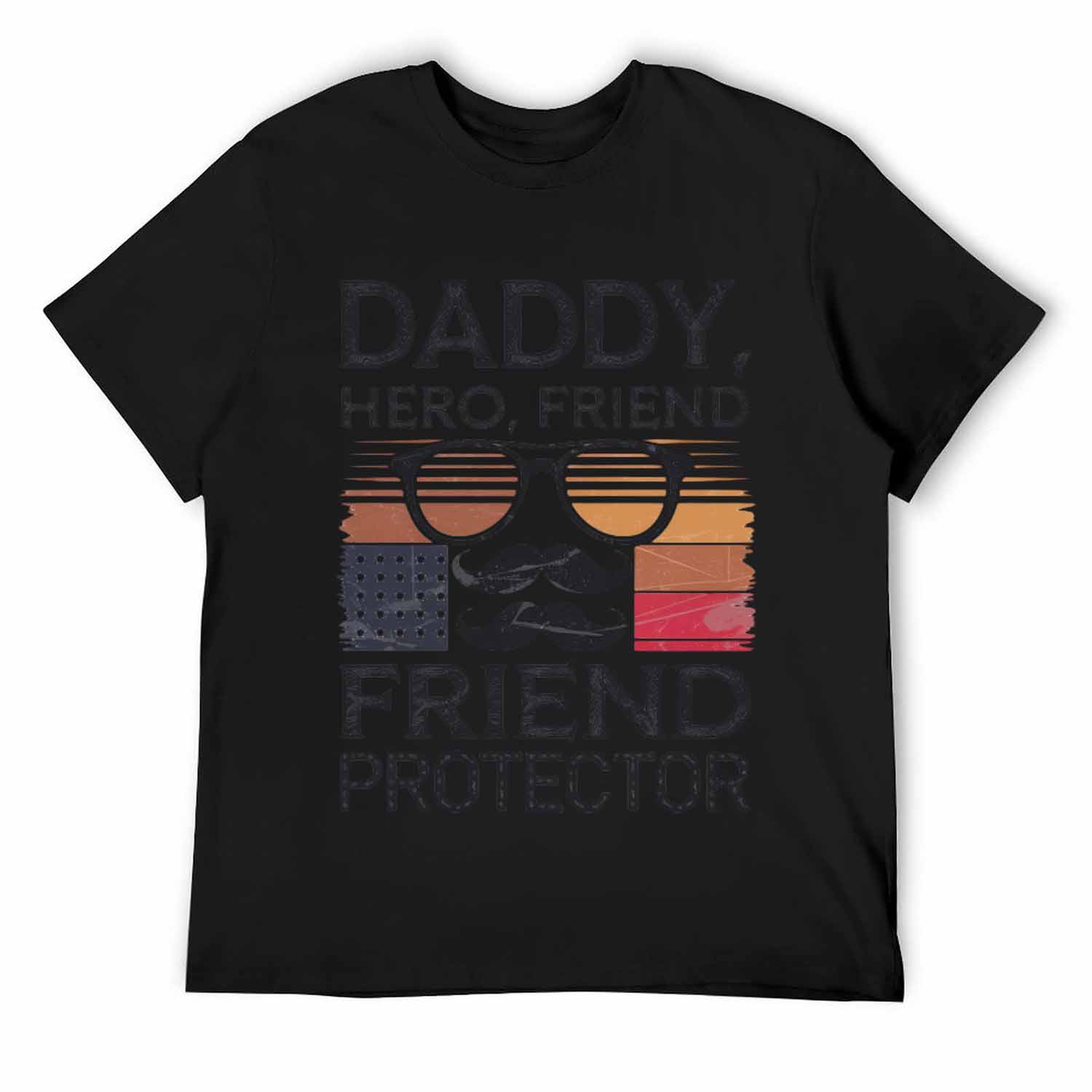 Daddy, Hero, Friend, Protector Heifer Patriotic Cow Usa Flag Funny 4Th ...