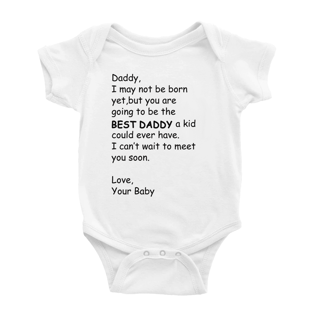 Daddy, I May not be Born Yet, but You are Going to be The Best Daddy ...