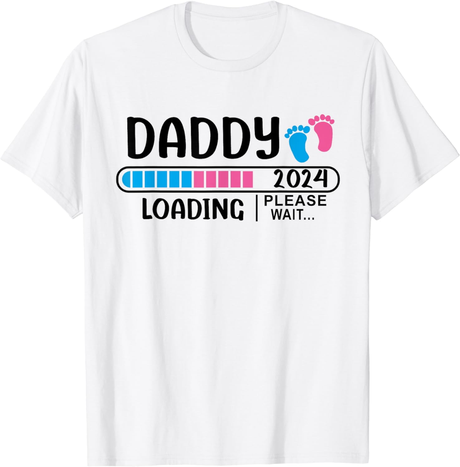 Daddy Loading 2024 Soon to be Daddy 2024 New Daddy 2024 T-Shirt ...