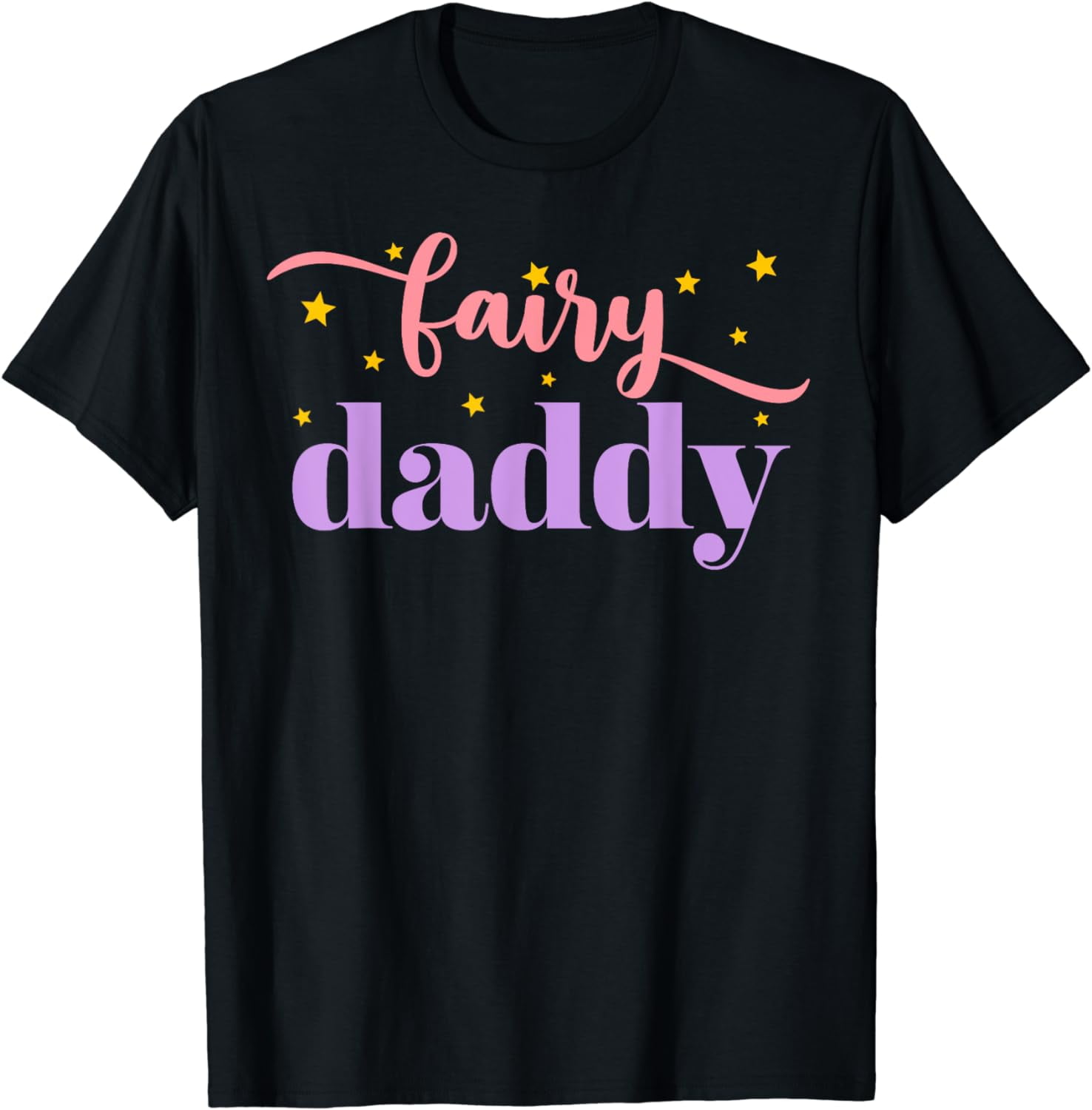Daddy Magical Floral Fairy Birthday Whimsical Fairytale T-Shirt ...