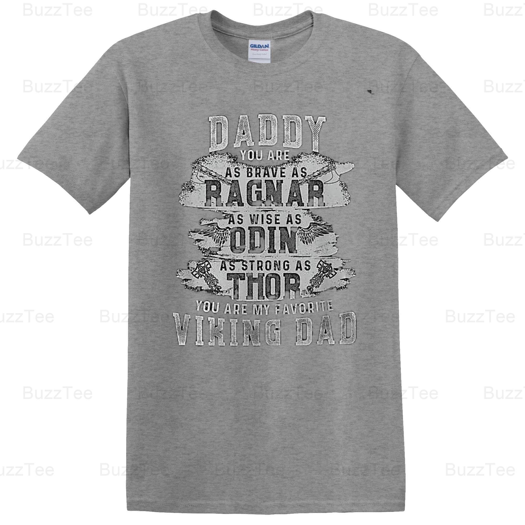 Daddy My Favourite Viking Father's Day Norse Mythology Warrior T-Shirt ...