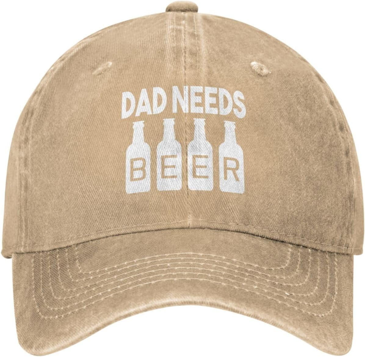 Daddy Needs A Beer Hats Funny Dad Hat Adjustable Vintage for Men Women ...