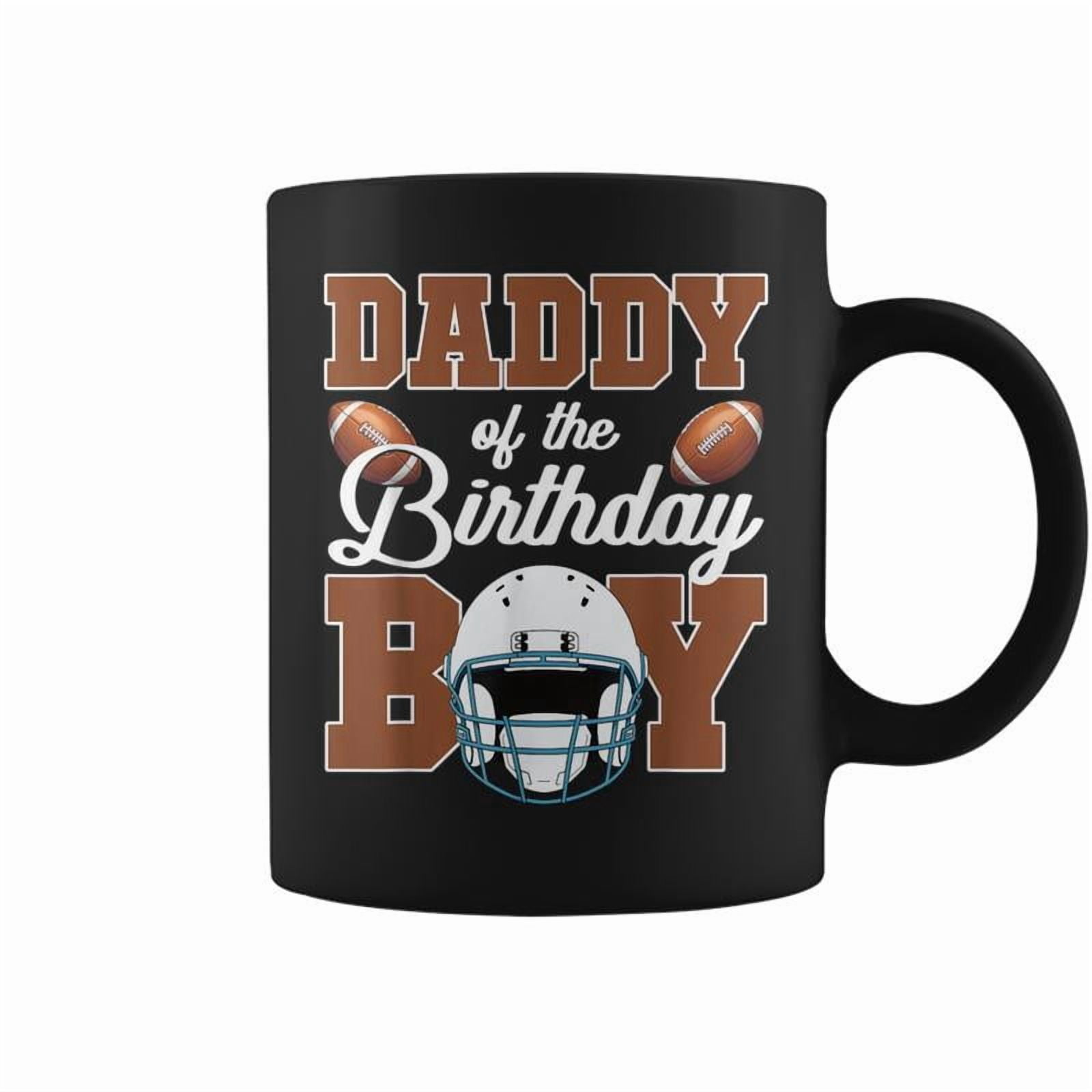 Daddy Of The Birthday Boy Football Party Family Matching Coffee Mugs ...