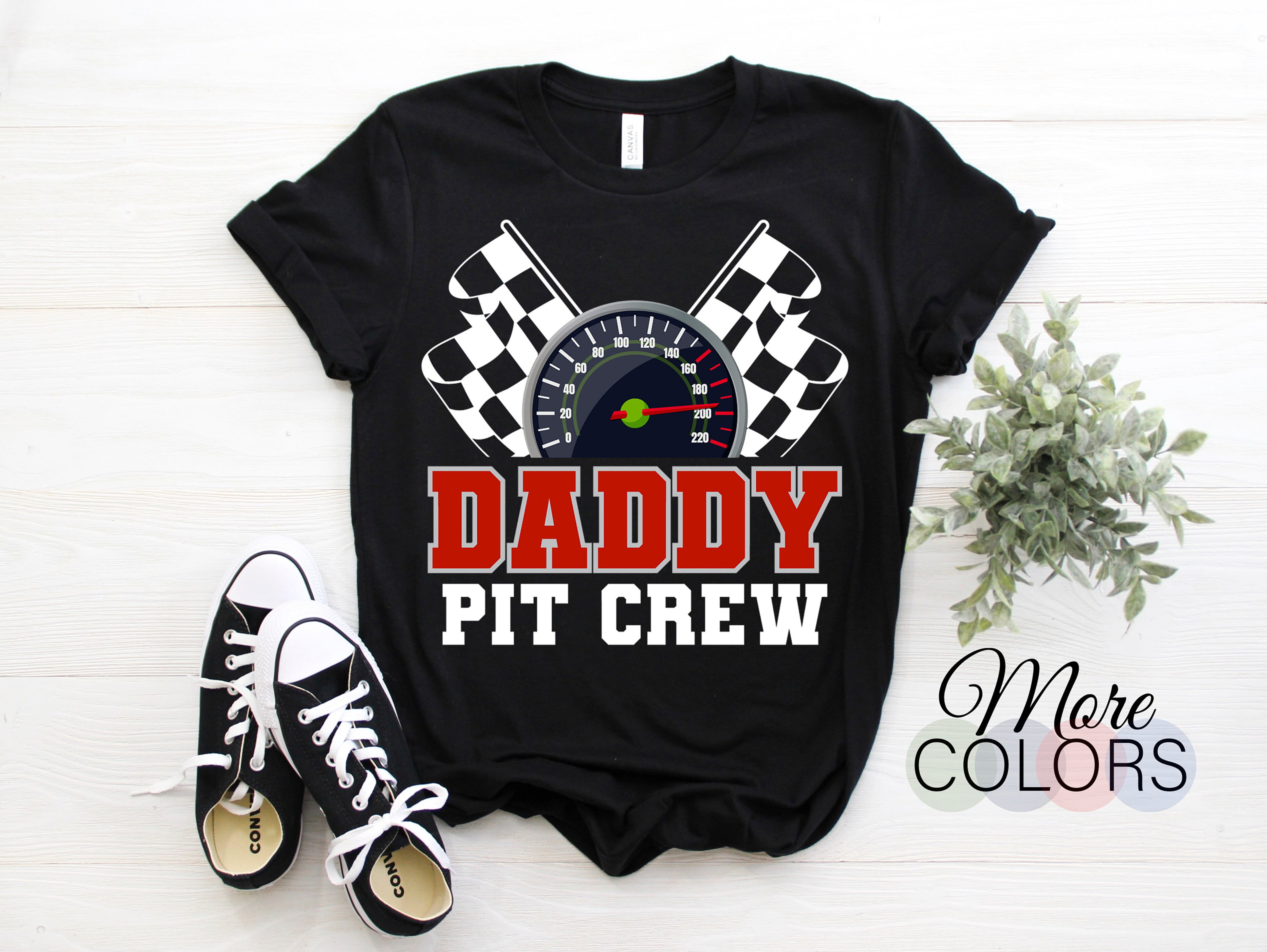 Daddy Pit Crew Racing Car Lover Gift Dad T-Shirt, Hosting Race Cars ...